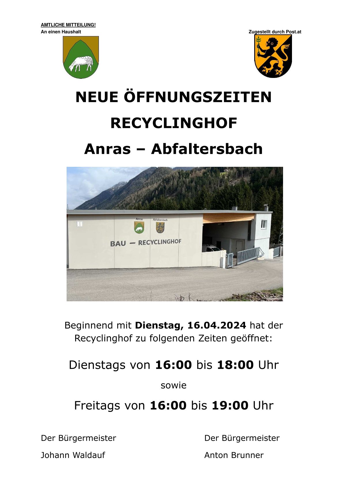 Recycling Plattling Ffnungszeiten
